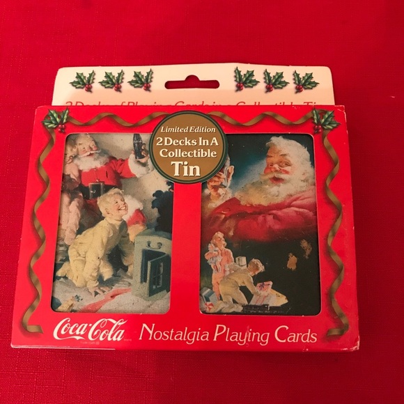 Coca Cola | Games | Coca Cola Nostalgia Playing Cards Limited Edition ...